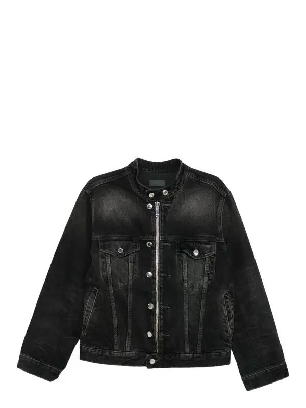 HAIKURE Zip-up Denim Jacket - Black