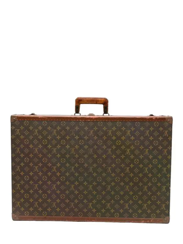 LOUIS VUITTON 1970s Monogram Suitcase - Brown