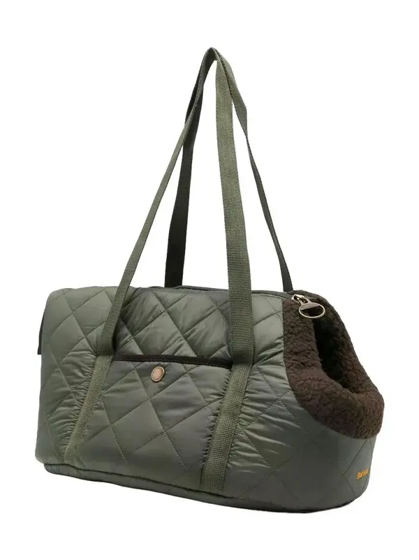 Barbour Quilted Dog Carrier - Green