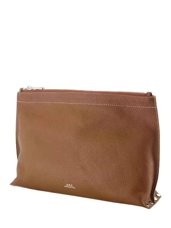 A.p.c. Neige Clou Pouch - Brown
