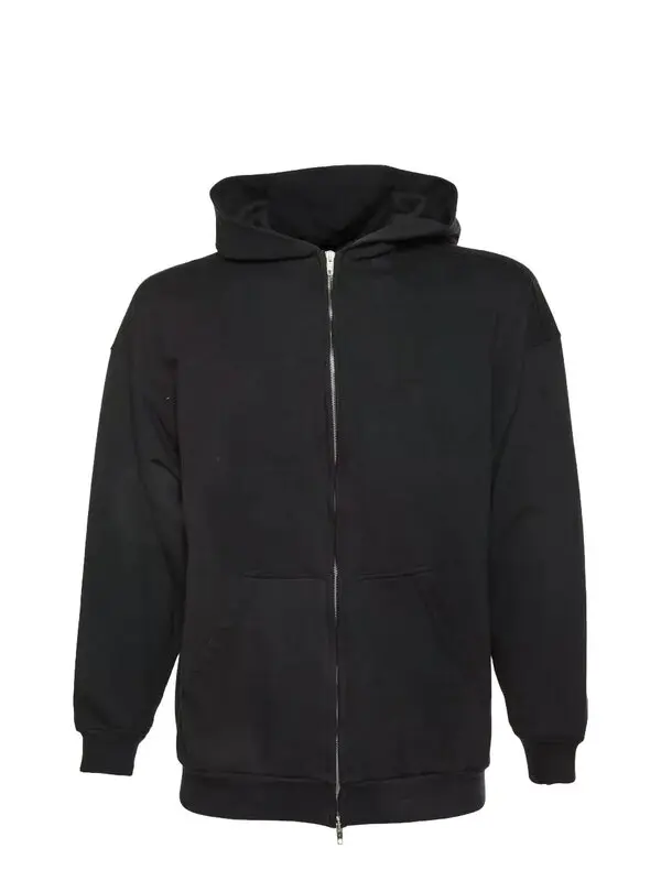 Balenciaga Zip-up Hoodie - Black