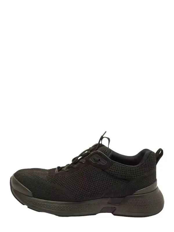 Hermès Paneled Lace-up Sneakers - Black