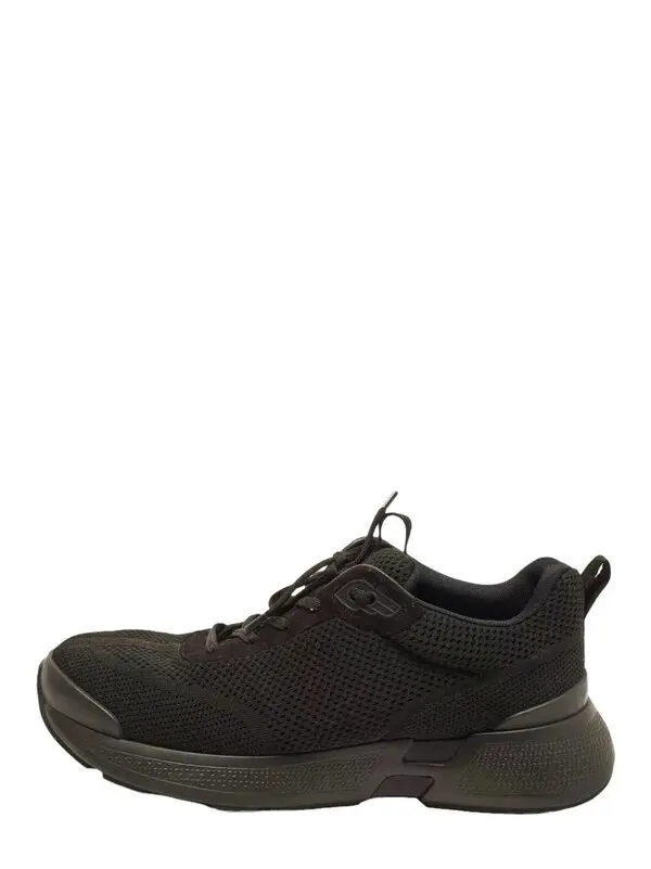 Hermès Paneled Lace-up Sneakers - Black