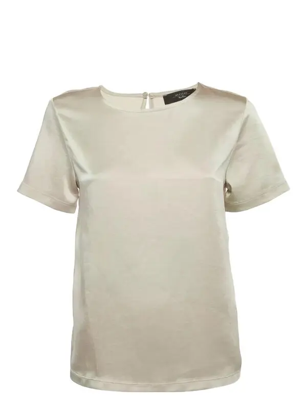 Max Mara Satin Finish Blouse - Grey