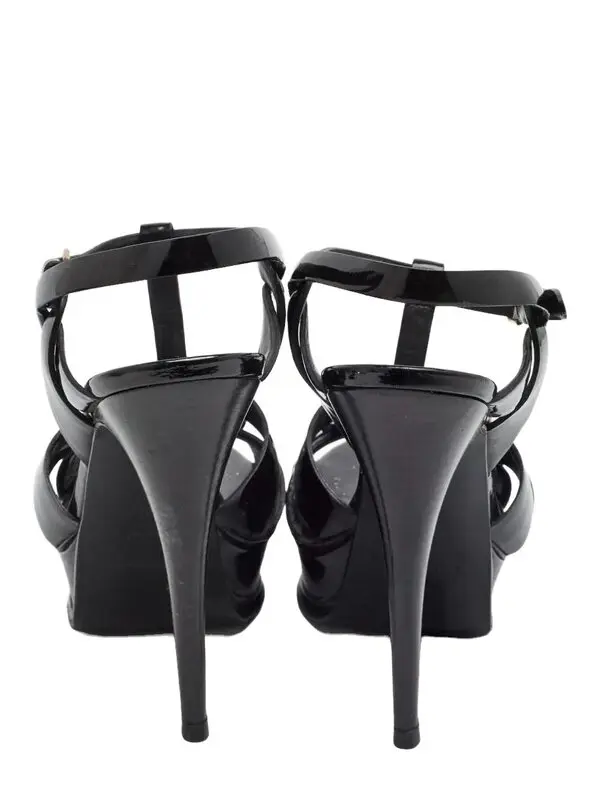 Saint Laurent Tribute Platform Sandals - Black