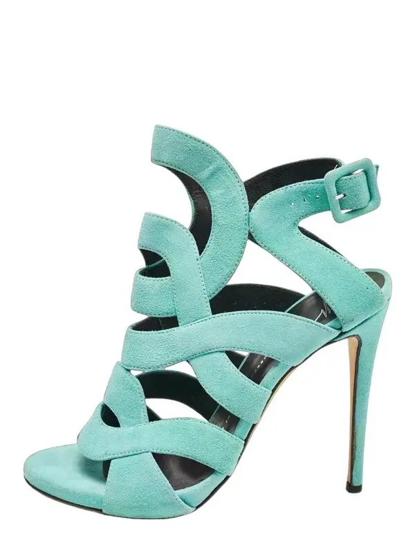 GIUSEPPE ZANOTTI Caged Sandals - Blue