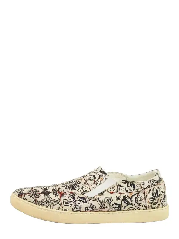 Dolce & Gabbana Majolica Slip-on Sneakers - Neutrals
