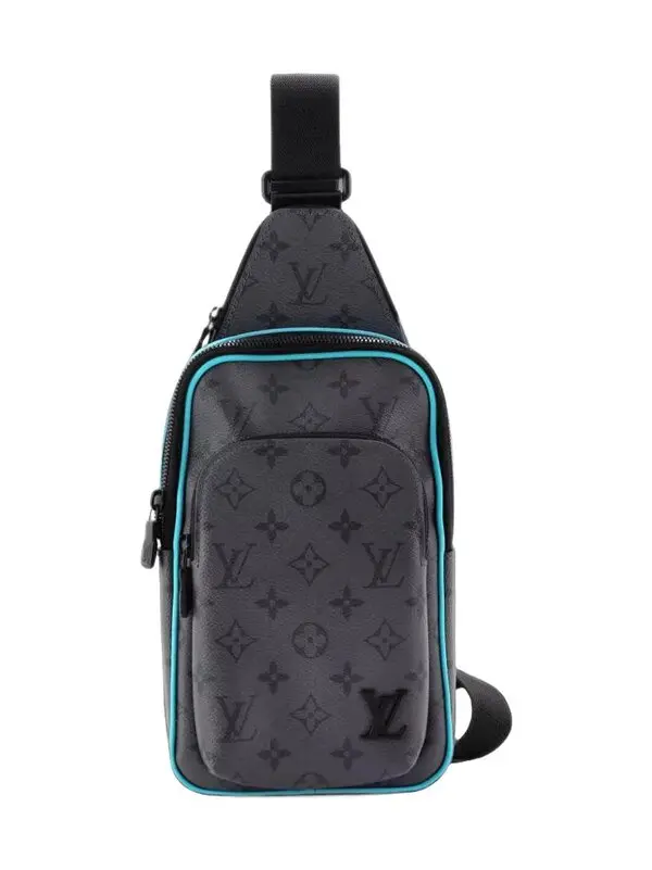 LOUIS VUITTON Avenue Sling Bag Nm Reverse Monogram Eclipse Canvas Backpack - Black