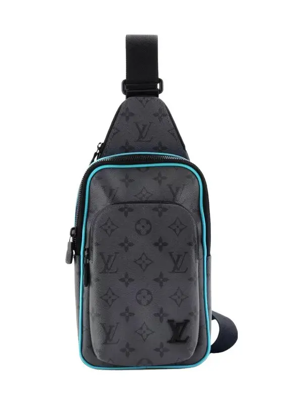 LOUIS VUITTON Avenue Sling Bag Nm Reverse Monogram Eclipse Canvas Backpack - Black