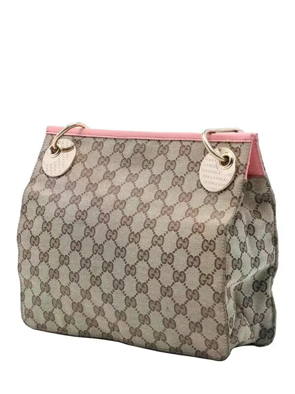 Gucci 2000-2015 Gg Canvas Eclipse Crossbody Bag - Pink