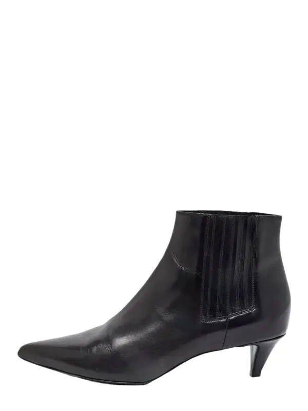 Celine Pointed-toe Ankle Boots - Black