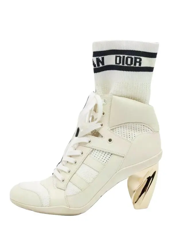 Dior D-zenith Knit Ankle Boots - Neutrals