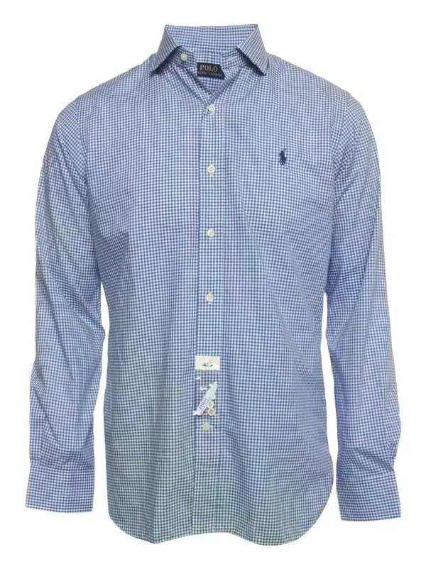 Polo Ralph Lauren Check Long-sleeve Shirt - Blue