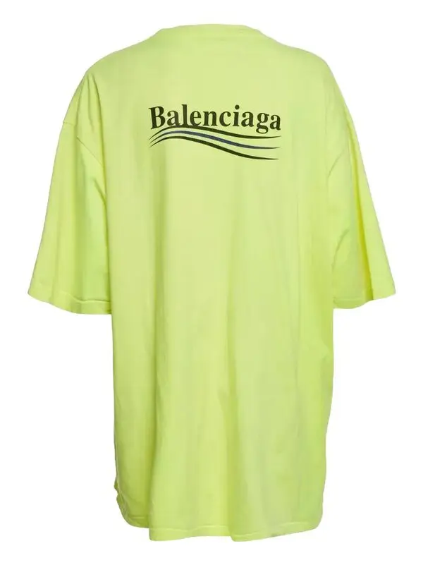 Balenciaga Political Campaign Oversized T-shirt - Green