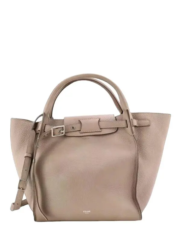 Celine Big Bag Grained Calfskin Small Satchel - Neutrals