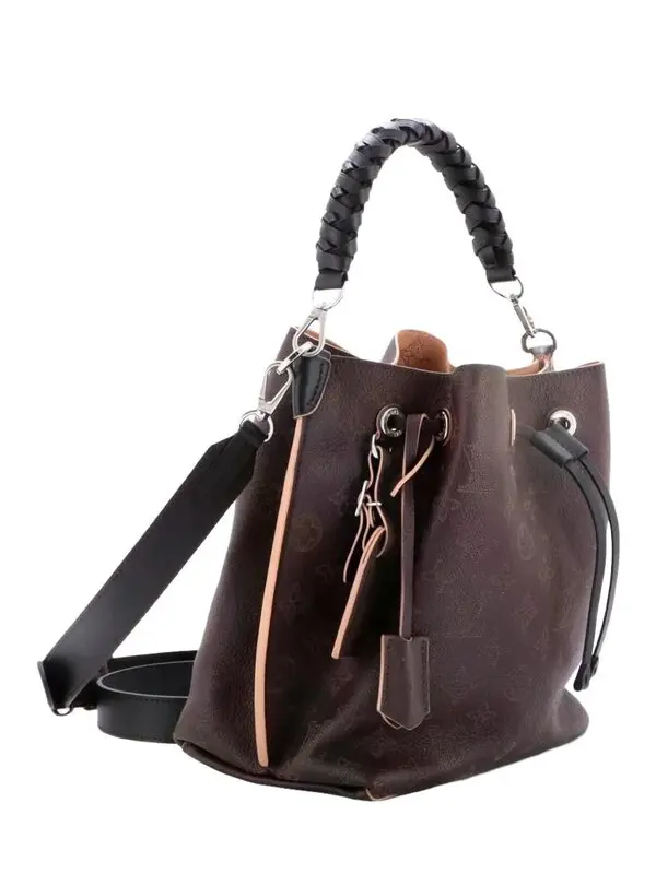 LOUIS VUITTON Muria Mahina Leather Bucket Bag - Brown