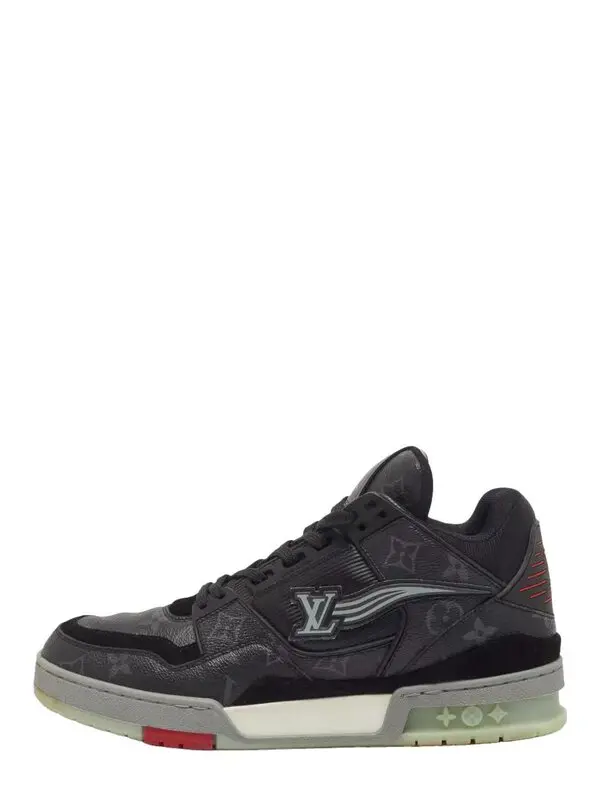 LOUIS VUITTON Monogram Eclipse Low-top Sneakers - Black