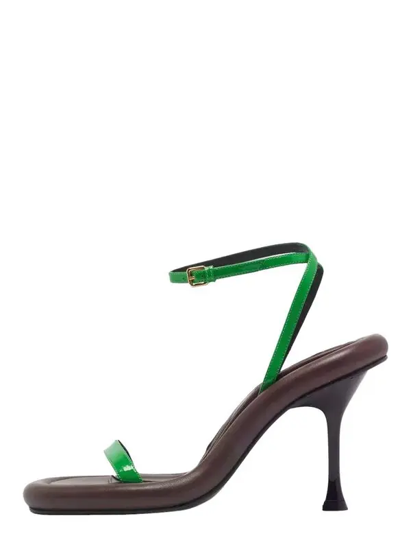 JW Anderson Bumper Ankle-strap Sandals - Green