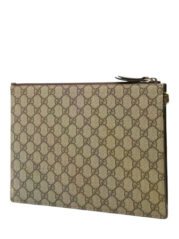 Gucci Gg Supreme Neo Vintage Clutch Bag - Neutrals