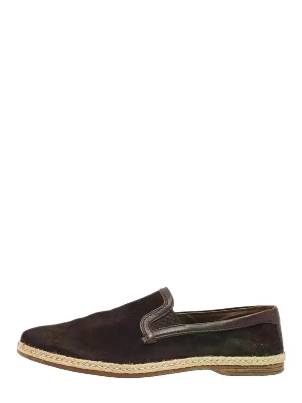 Dolce & Gabbana Nubuck Leather Loafers - Brown