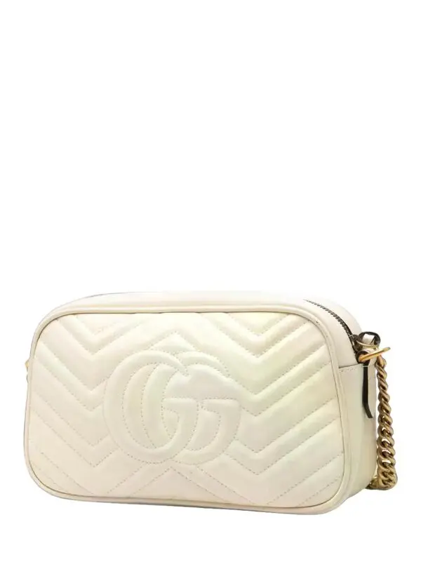 Gucci Gg Marmont Matelassé Calfskin Crossbody Bag - Brown