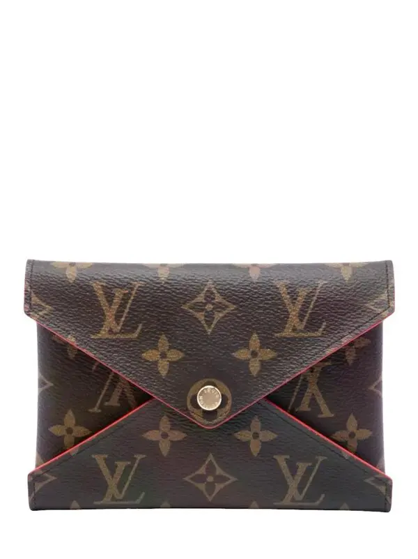 LOUIS VUITTON 2018 Monogram Pochette Kirigami Mm Clutch Bag - Brown