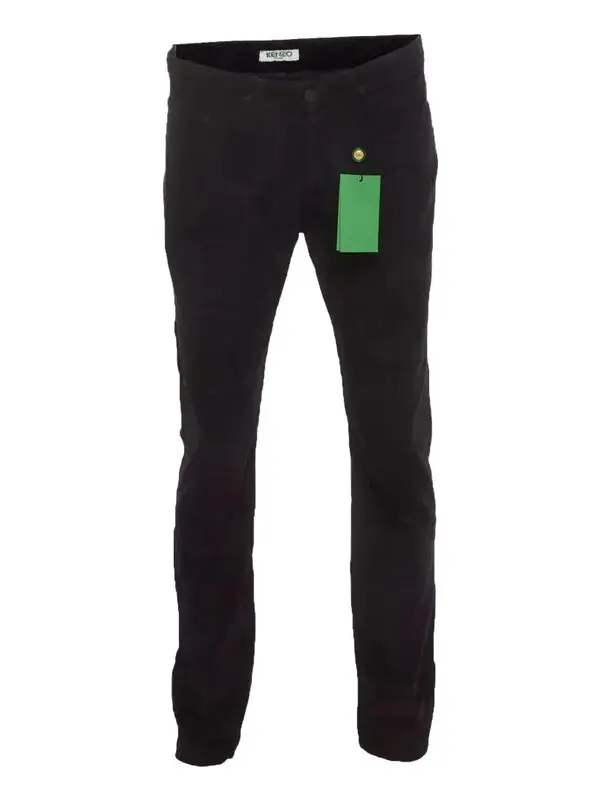 Kenzo Corduroy Slim-fit Trousers - Blue