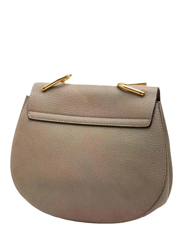 Chloé 2016 Small Grained Calfskin Drew Crossbody Bag - Brown