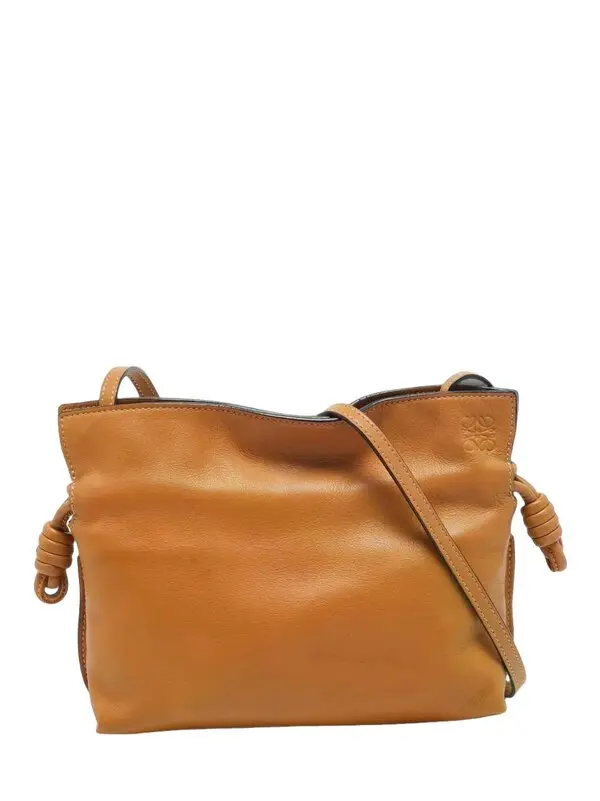 Loewe Mini Flamenco Leather Cross Body Bag - Brown