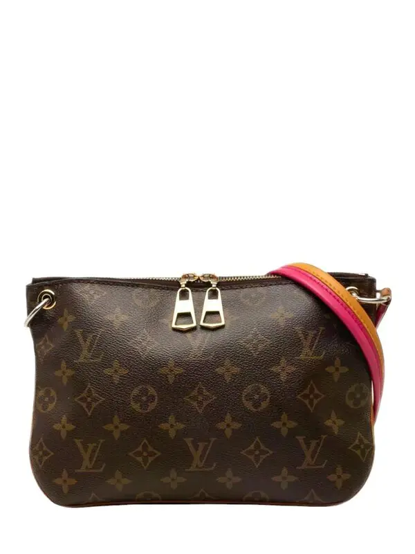 LOUIS VUITTON 2017 Monogram Lorette Crossbody Bag - Brown
