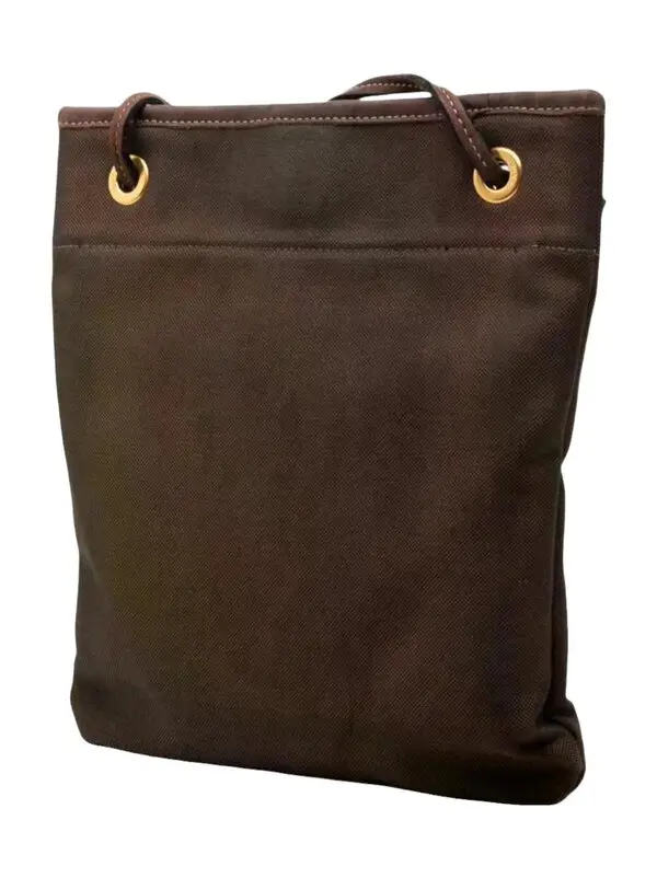 Prada Canvas Crossbody Bag - Brown