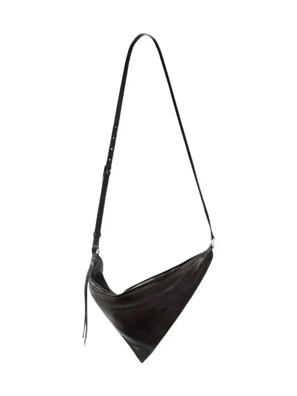 LEMAIRE Pocket Scarf Bag In Shiny Nappa Lambskin - Brown