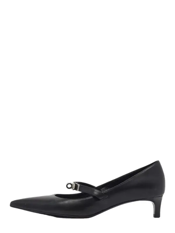 Hermès Kiara Buckle Pumps - Black
