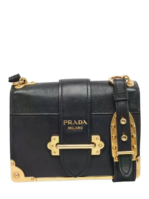 Prada Cahier Mini Bag - Black
