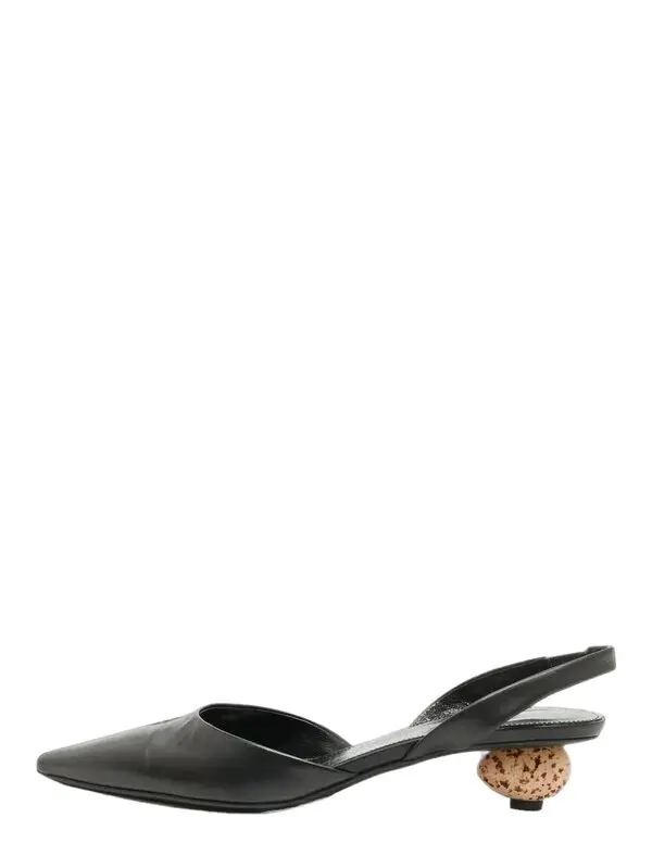 Loewe Petal Slingback Pumps - Black