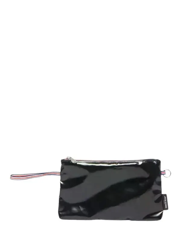 JACK GOMME Paco Striped-strap Clutch Bag - Black