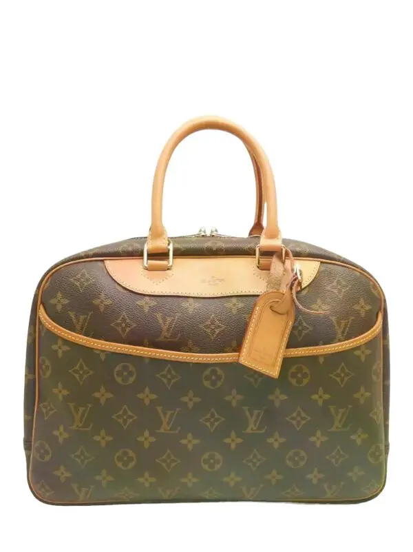 LOUIS VUITTON Monogram Canvas Deauville Handbag - Brown