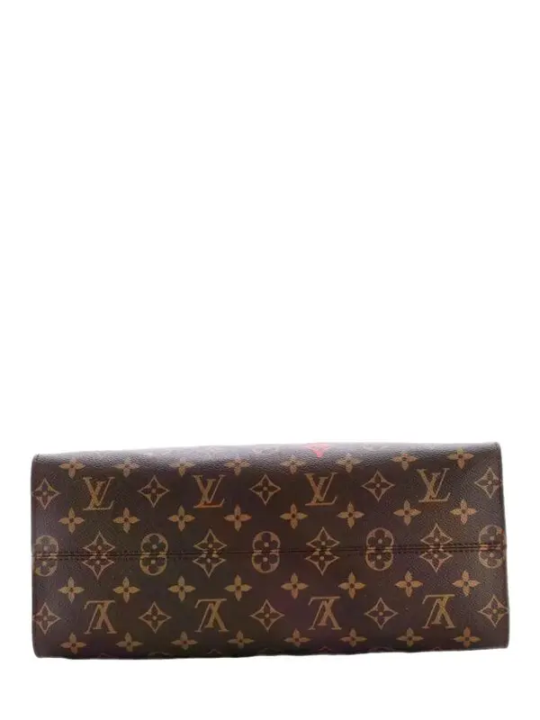 LOUIS VUITTON Monogram Canvas Onthego Mm Shoulder Bag Limited Edition Fall In Love - Brown