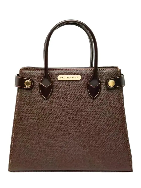 Burberry Leather Handbag - Brown