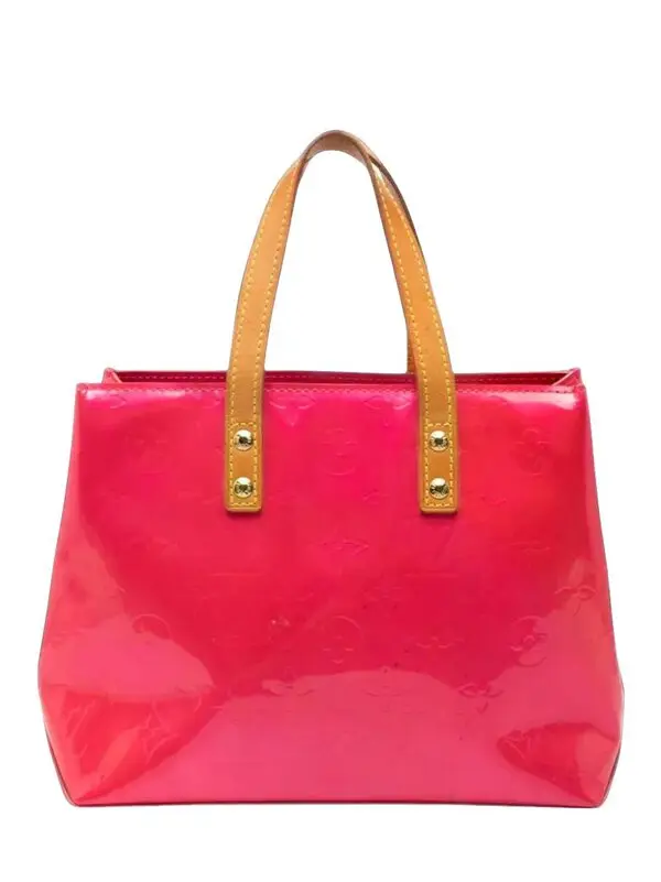 LOUIS VUITTON Monogram Vernis Reade Pm Handbag - Pink