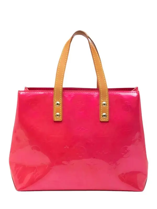 LOUIS VUITTON Monogram Vernis Reade Pm Handbag - Pink