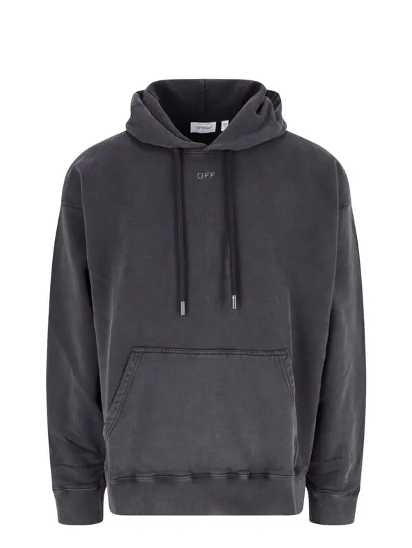 Off-White Hoodie "swimming Face - Black