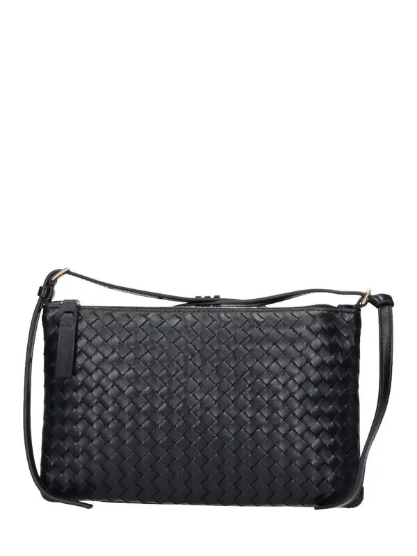 Bottega Veneta Medium Pouch Intrecciato Piccolo - Black