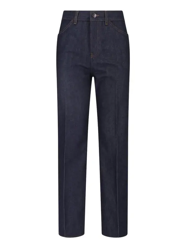 Loro Piana Kamen Straight Leg Jeans - Blue