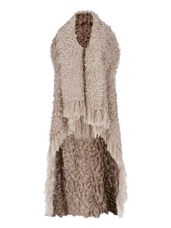 PAMPA THE BRAND Alpaca Wool Cape - Beige