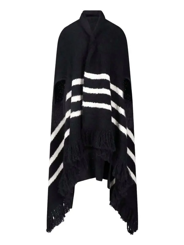 PAMPA THE BRAND Alpaca Wool Cape - Black