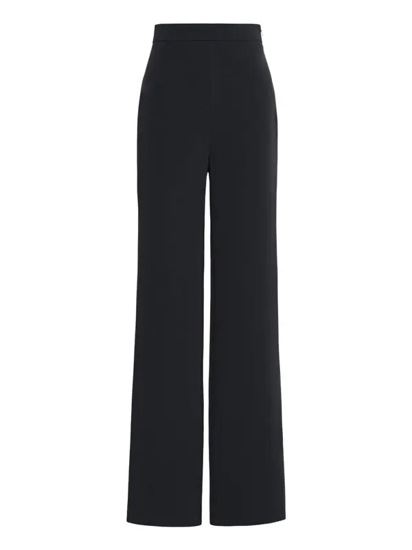 Max Mara Cady Wide-leg Trousers - Navy