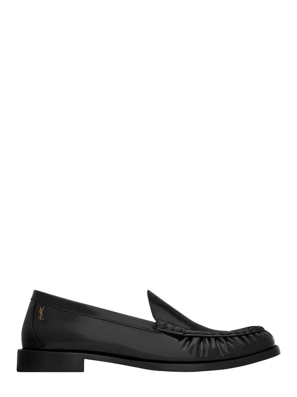 Saint Laurent Calfskin Theobald Loafers - Black
