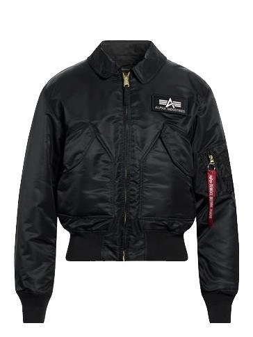 Alpha Industries Nylon Bomber Jacket - Black