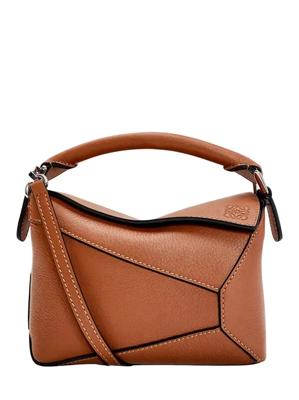 Loewe Puzzle Edge Mini Handbag - Brown
